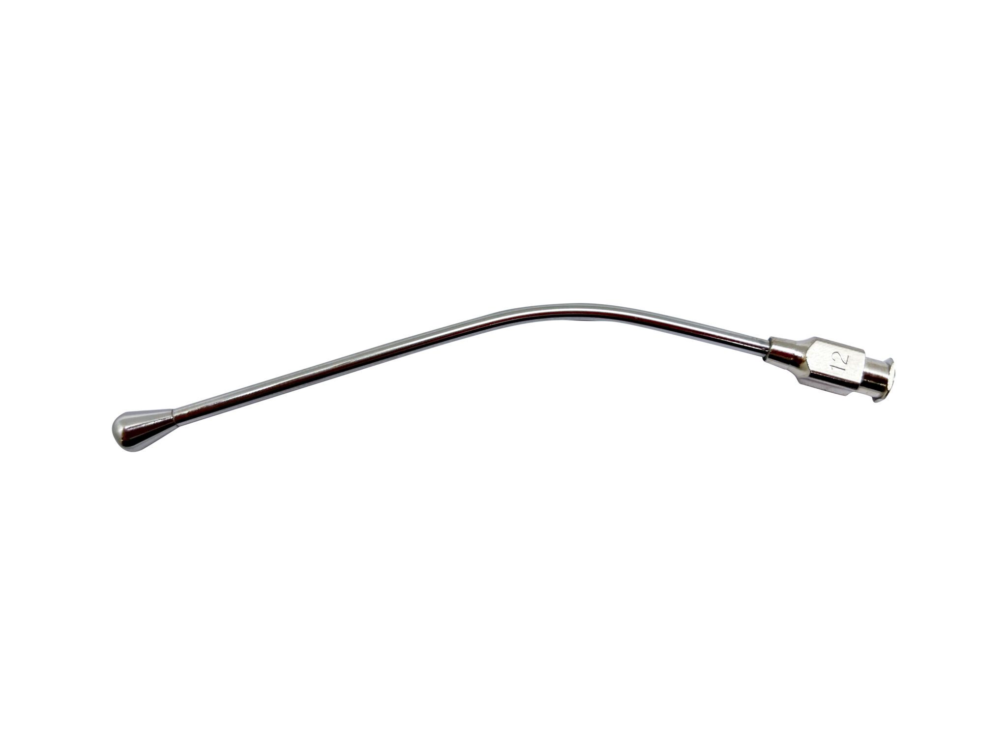 Stainless Steel Feeding Tubes Curved | Veterinary Specialty Products