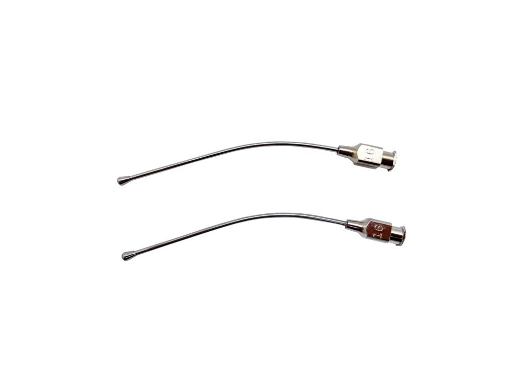 Stainless Steel Feeding Tubes Curved | Veterinary Specialty Products